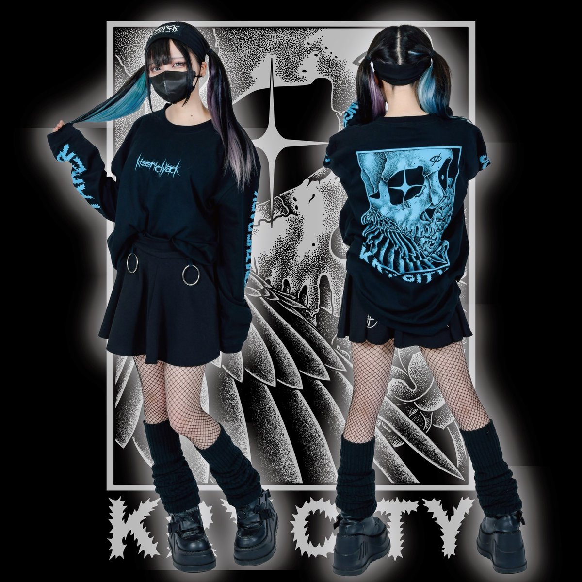 KRYclothing on Twitter: "黒パープル ラスト1枚 黒ターコイズ ラスト1枚 白黒 ラスト3枚 白ピンク ラスト2枚 https://kry.tokyo"