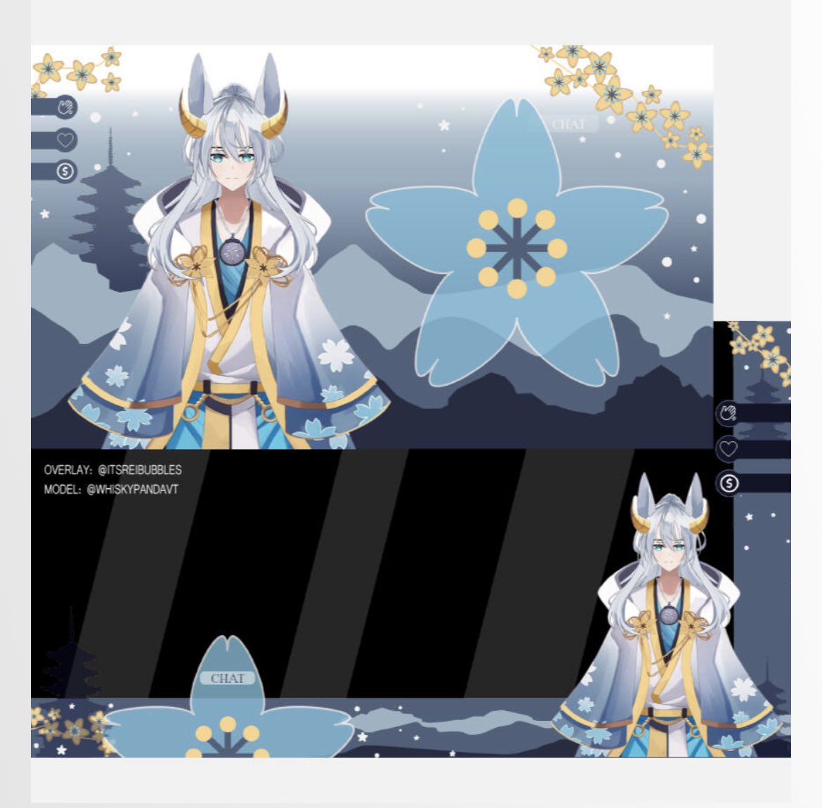 Rei ♡ Stingray Vtuber 💙🦈 on Twitter: "[ opening vtuber overlay commissions ] commissions open ...