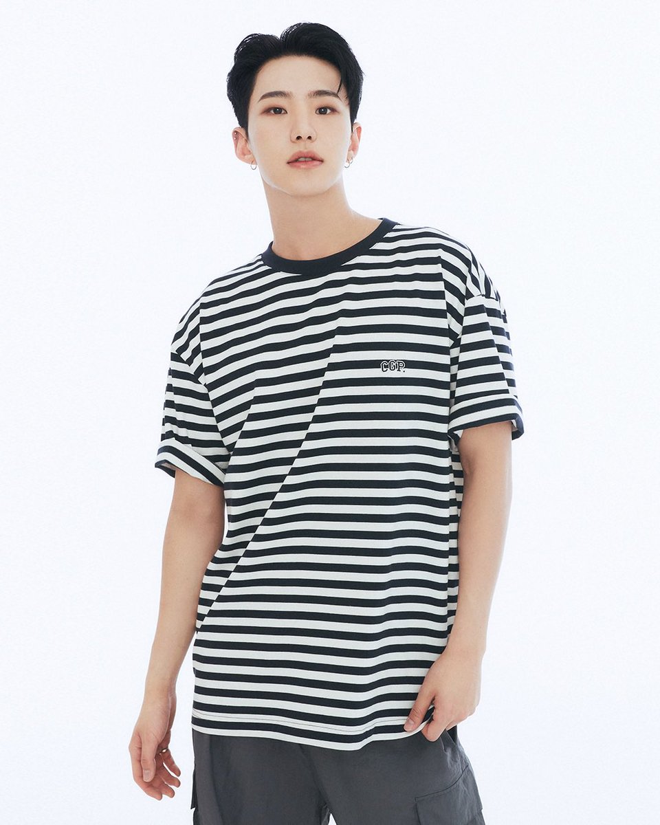 코드그라피 Code:graphy Official on Twitter: "Code:graphy with HOSHI 💫CGP 스트라이프 반팔 티셔츠 [Navy, Blue] 🔗 ...