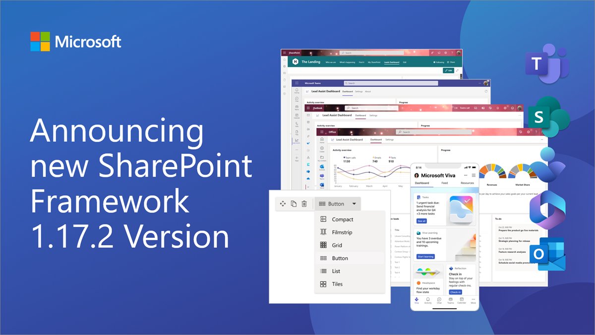 Microsoft 365 Developer on Twitter: "Announcing SharePoint Framework 1. ...