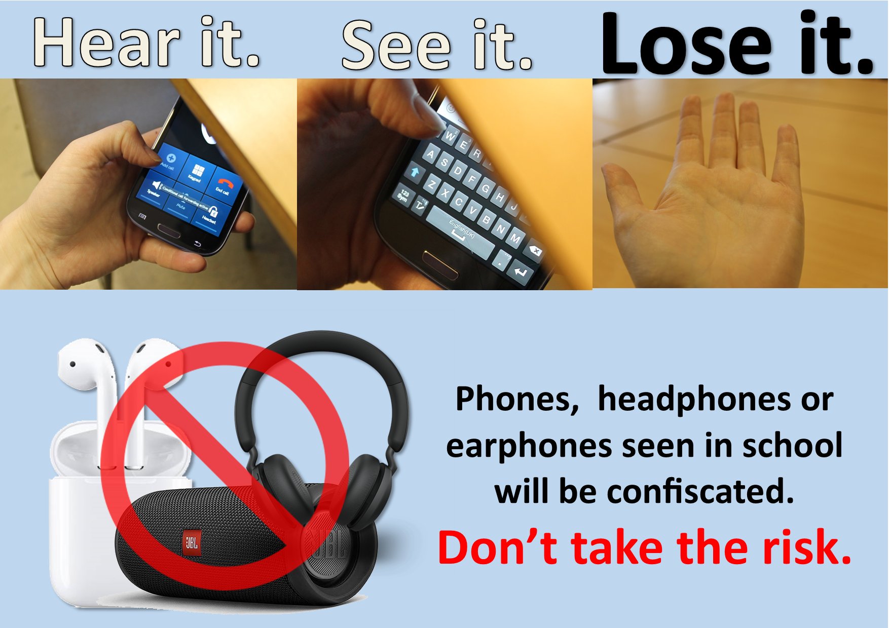 Regents Park Community College on Twitter: "Reminder: Mobile phone ...