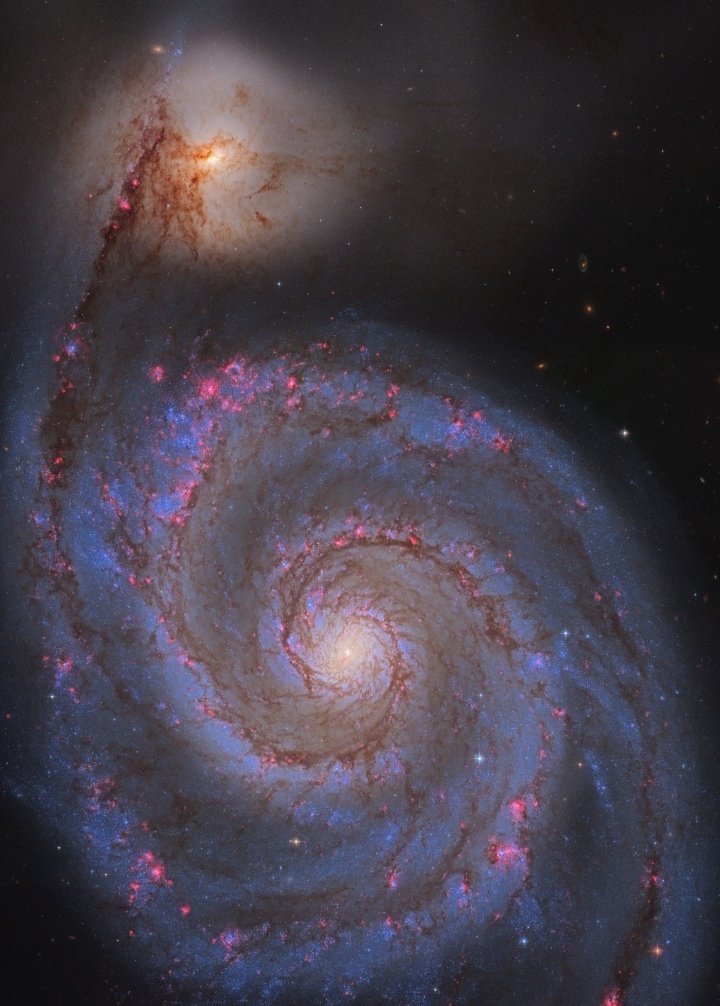 science issues on Twitter: "The Whirlpool Galaxy from Hubble"