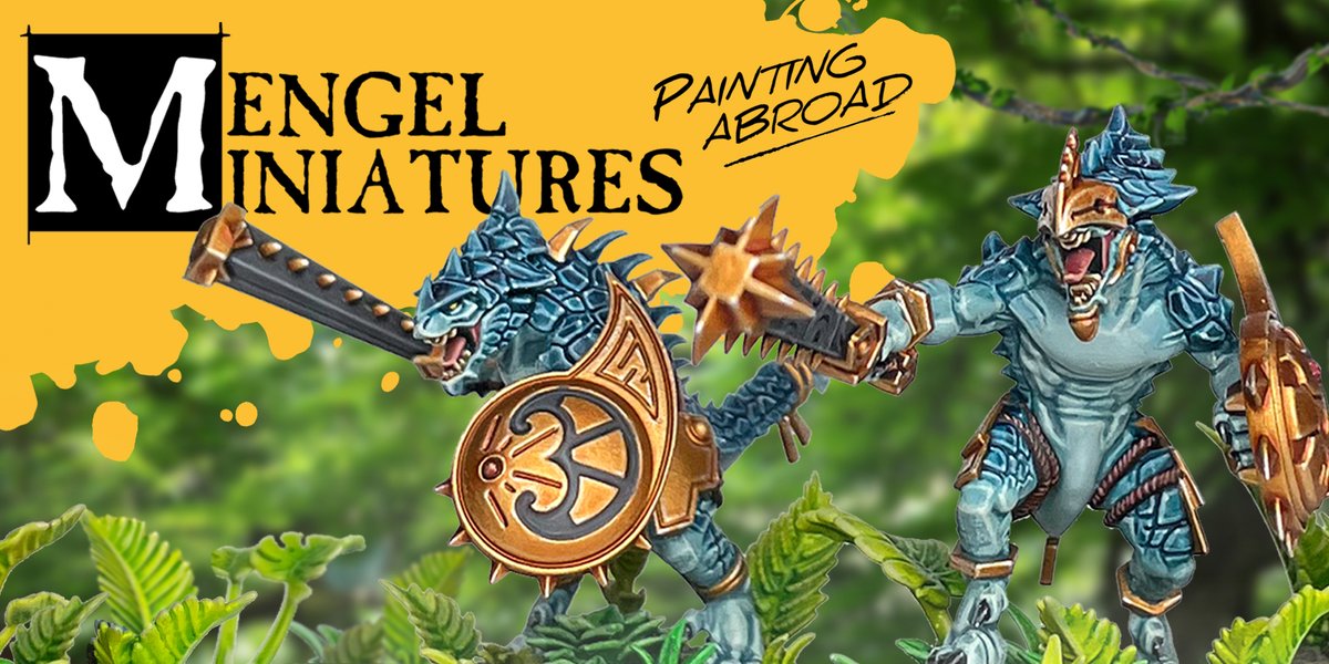 Mengel Miniatures on Twitter: "Today is a special double whammy of tutorials with the Saurus ...