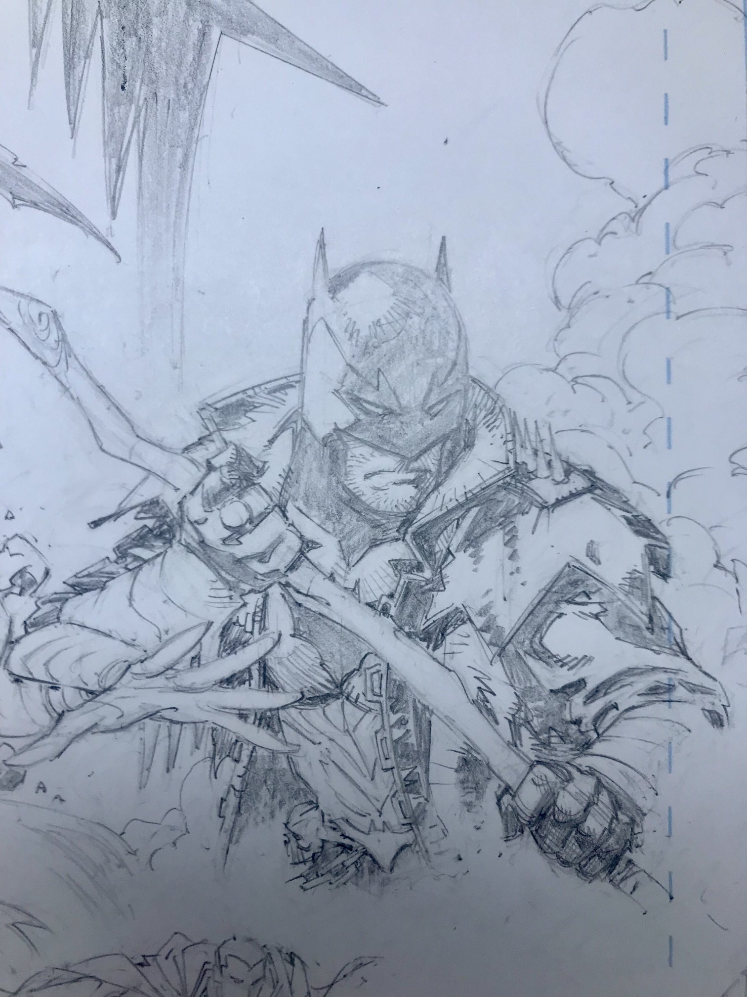 Greg Capullo Batman Pencils