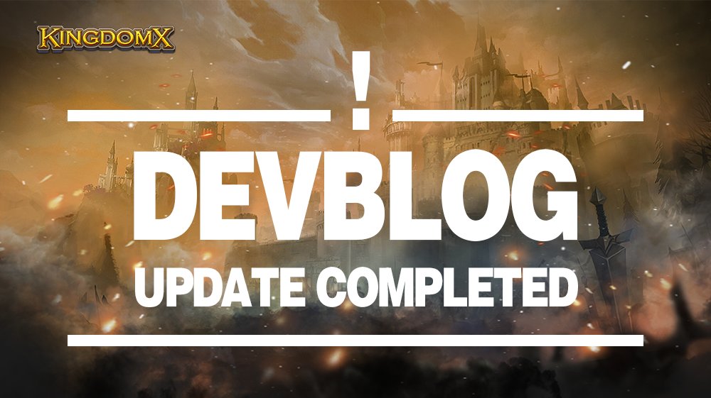 KingdomX on Twitter: "📢KingdomX DEVBLOG 🎊Update #2 has been completed! You can refresh the page ...