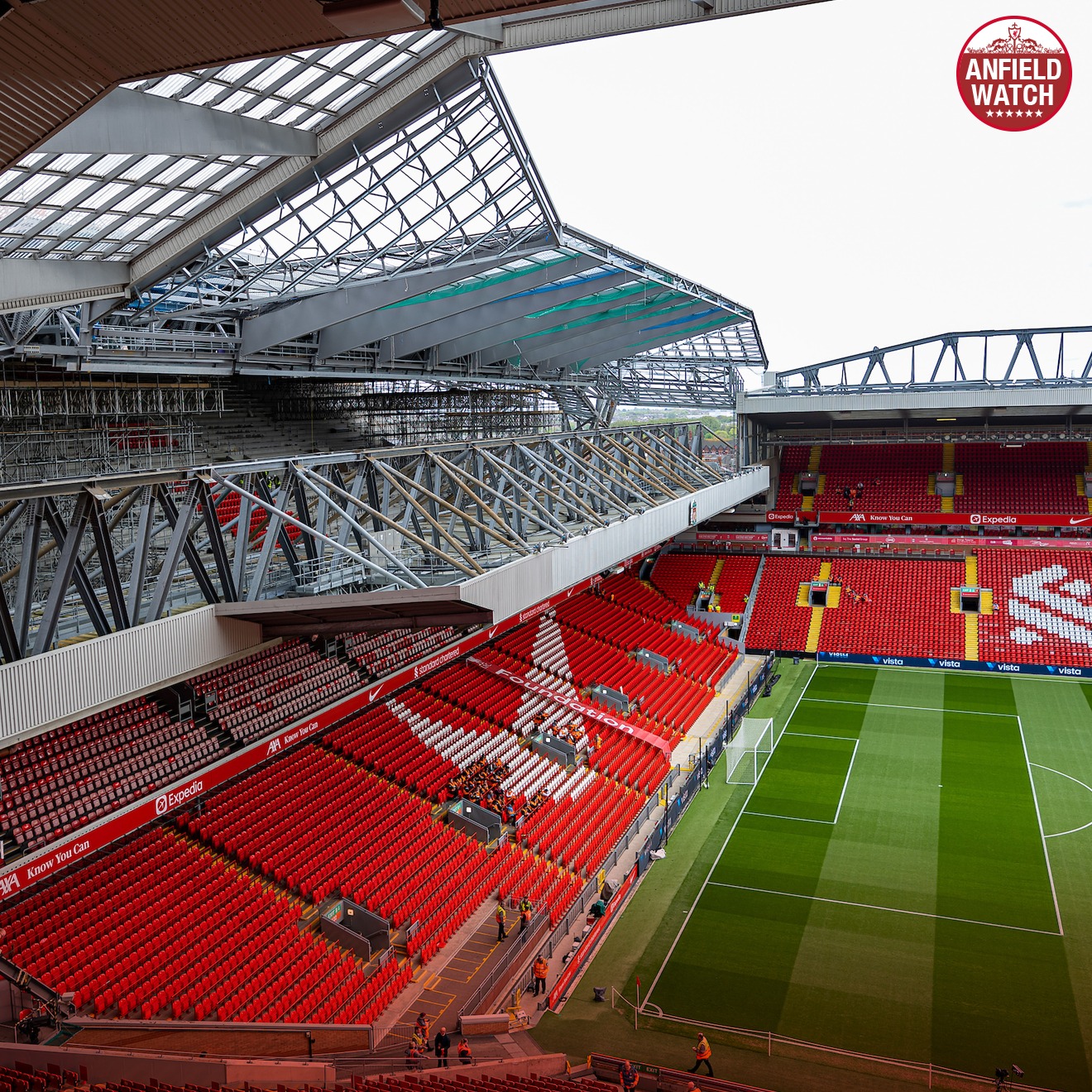 Anfield Redevelopment Liverpool Delay Anfield Road Stand Upper Tier