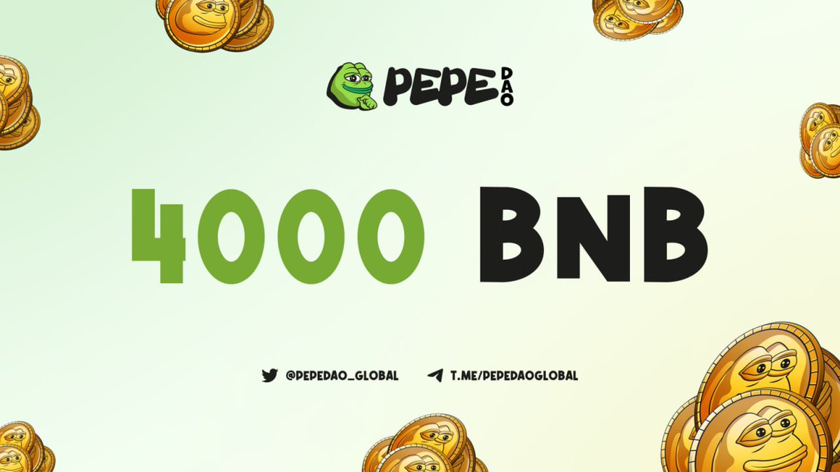 PEPE DAO on Twitter: "🐸 Diamond Hands Coming, Raised 4000 BNB & Trending #1. Only 30 Mins Left 💰 ...