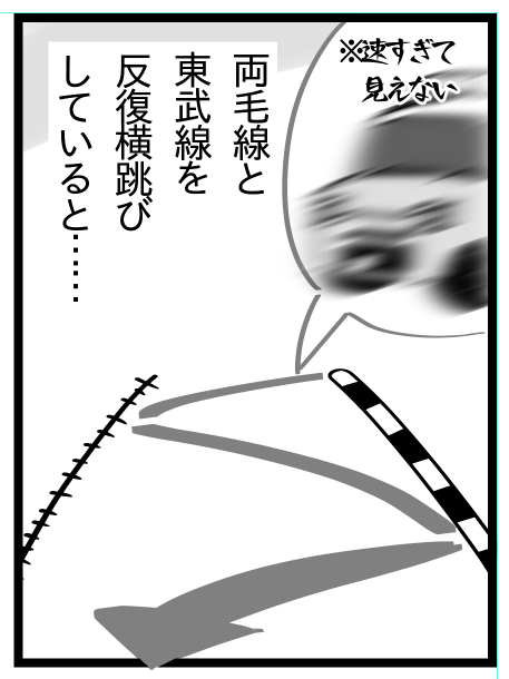 両毛線と東武線を反復横跳び」とかいう、およそ他の漫画で出ない表現」しーさいど@C103(土)東ヨ24a→(日)東イ04aの漫画