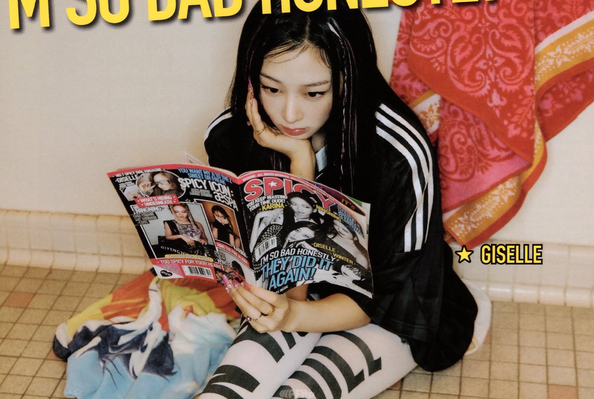 Aespa Pics On Twitter Giselle My World Album Zine Ver Scans