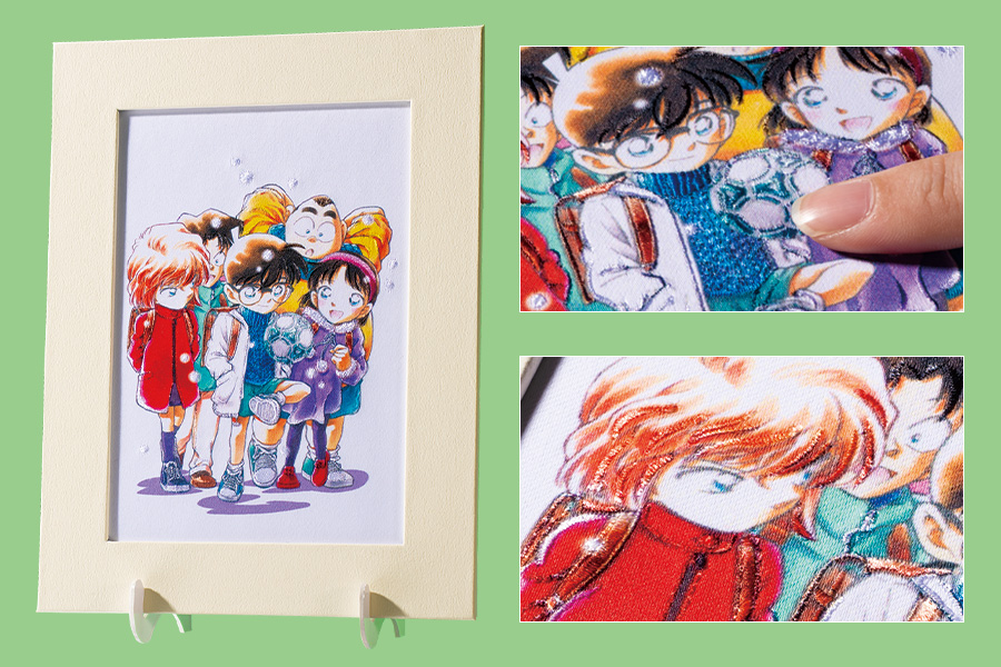 【公式】少年サンデー編集部 On Twitter 【少年サンデー応募者全員サービス「名探偵コナン 刺繍アート」】 『黒鉄の魚影』公開記念 ペーパースタンドに入れてお届け 詳しくは