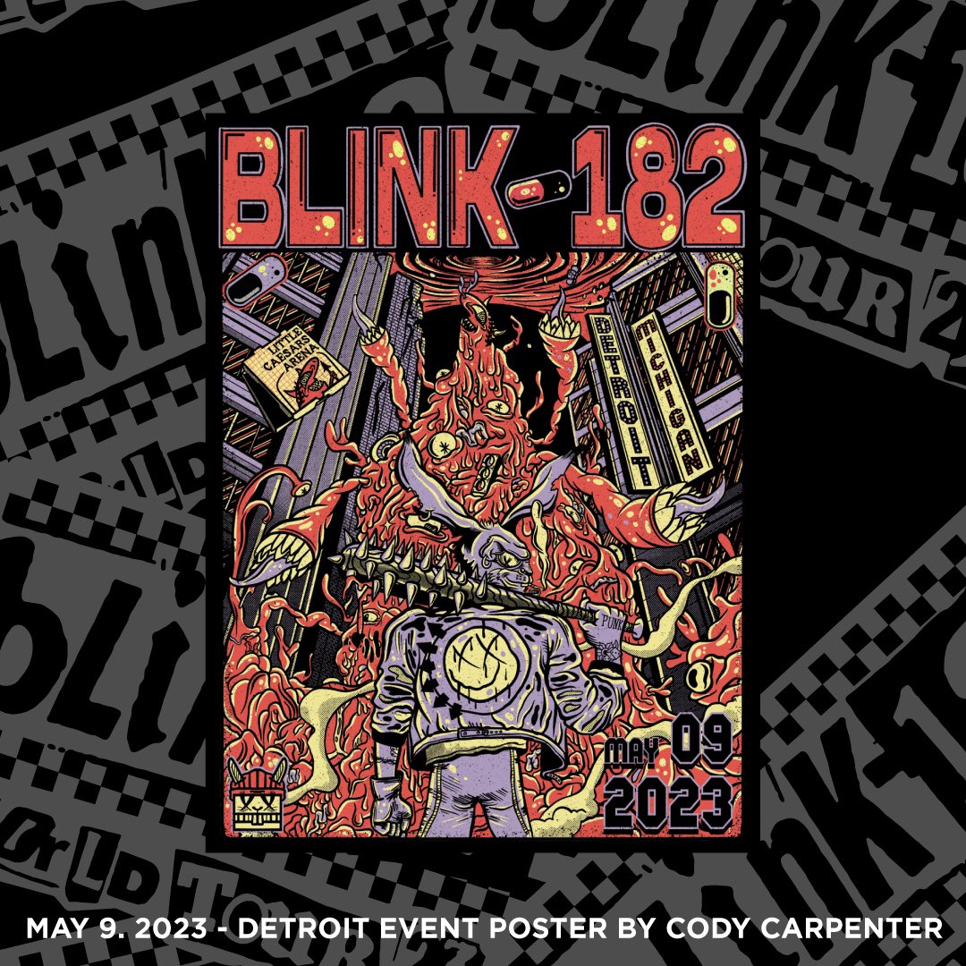 Blink 182 Band Poster