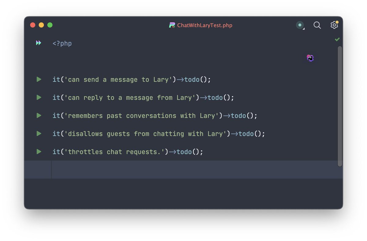 Laracasts on Twitter: "I love how easy it is to brainstorm functionality with @pestphp. Just add ...