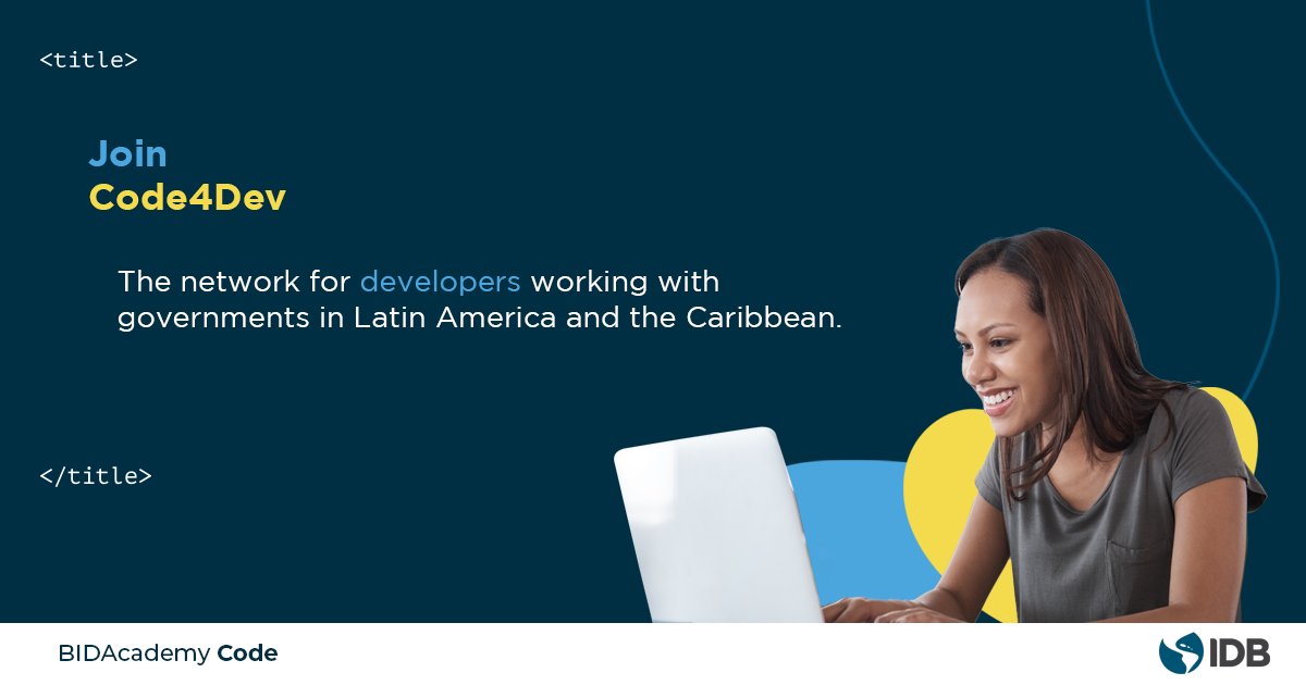 Inter-American Development Bank on Twitter: "📢 Want to connect with talented developers and work ...