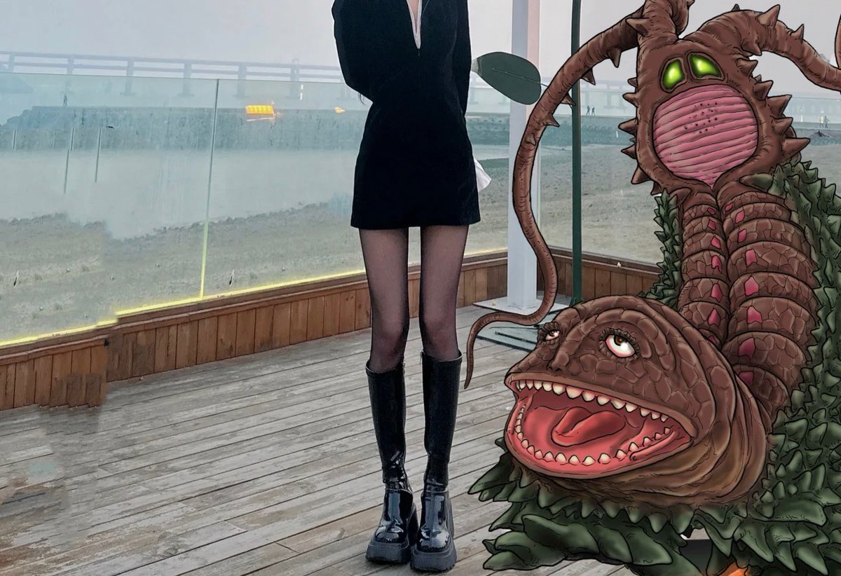 爱穿丝袜的🪄魔法美少女 On Twitter 美少女变身🪄(凹凸曼里这应该腿控吧 在知道叫双尾怪之前我叫它咬腿怪😅顶友 顶臀 摸臀 Grope 意淫 骚货 反差婊 美腿