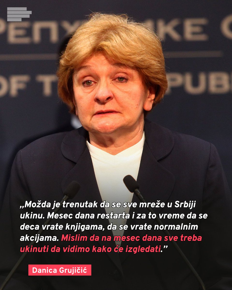 mondo.rs on Twitter: "Ministarka zdravlja Danica Grujičić izjavila je da je možda trenutak da se ...