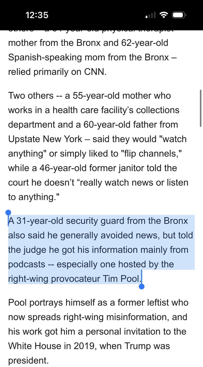 Richard Hanania on Twitter: "They were able to convince a Bronx security guard who gets all his ...