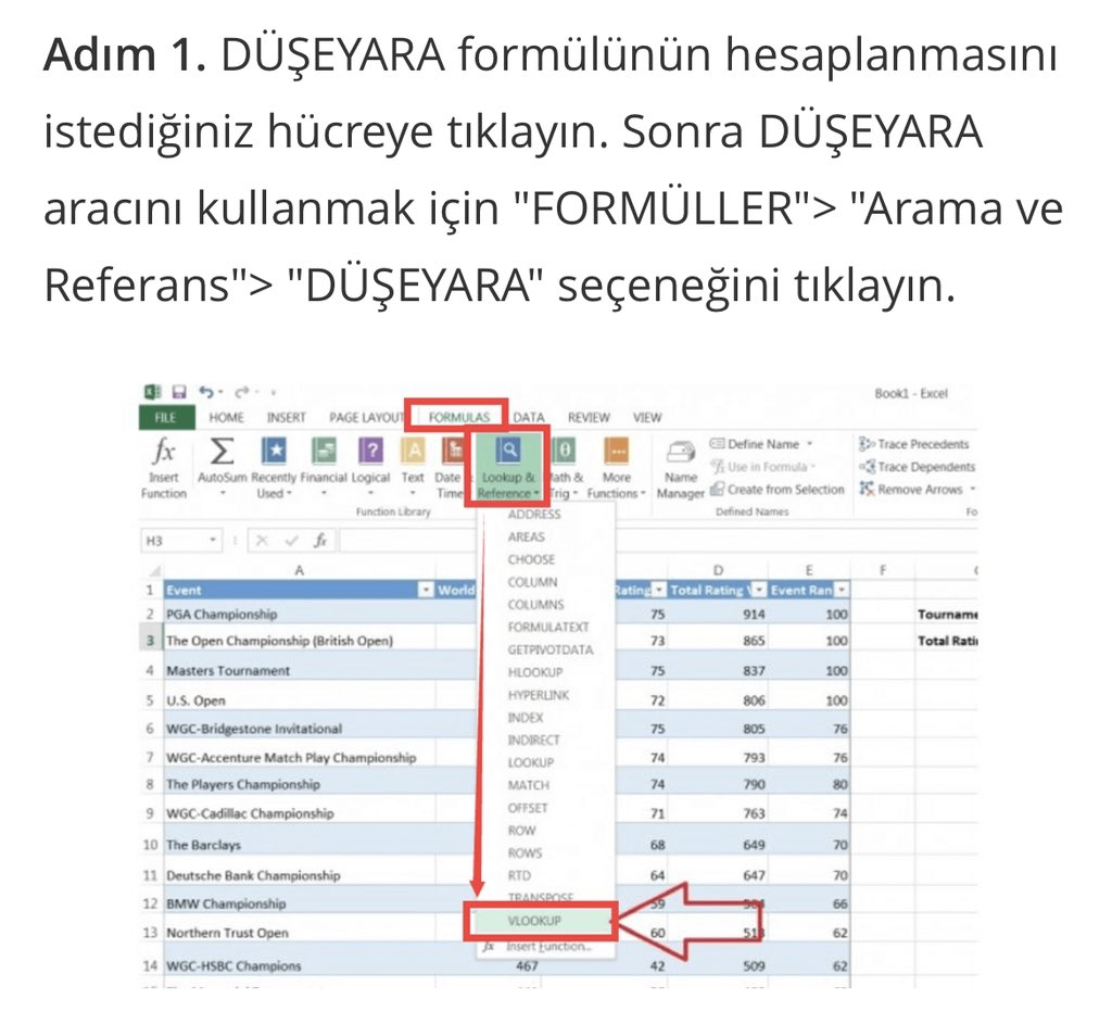 Excel bilmek altın bileziktir. Bir gününü ayır ve bunları öğren. İşte ...