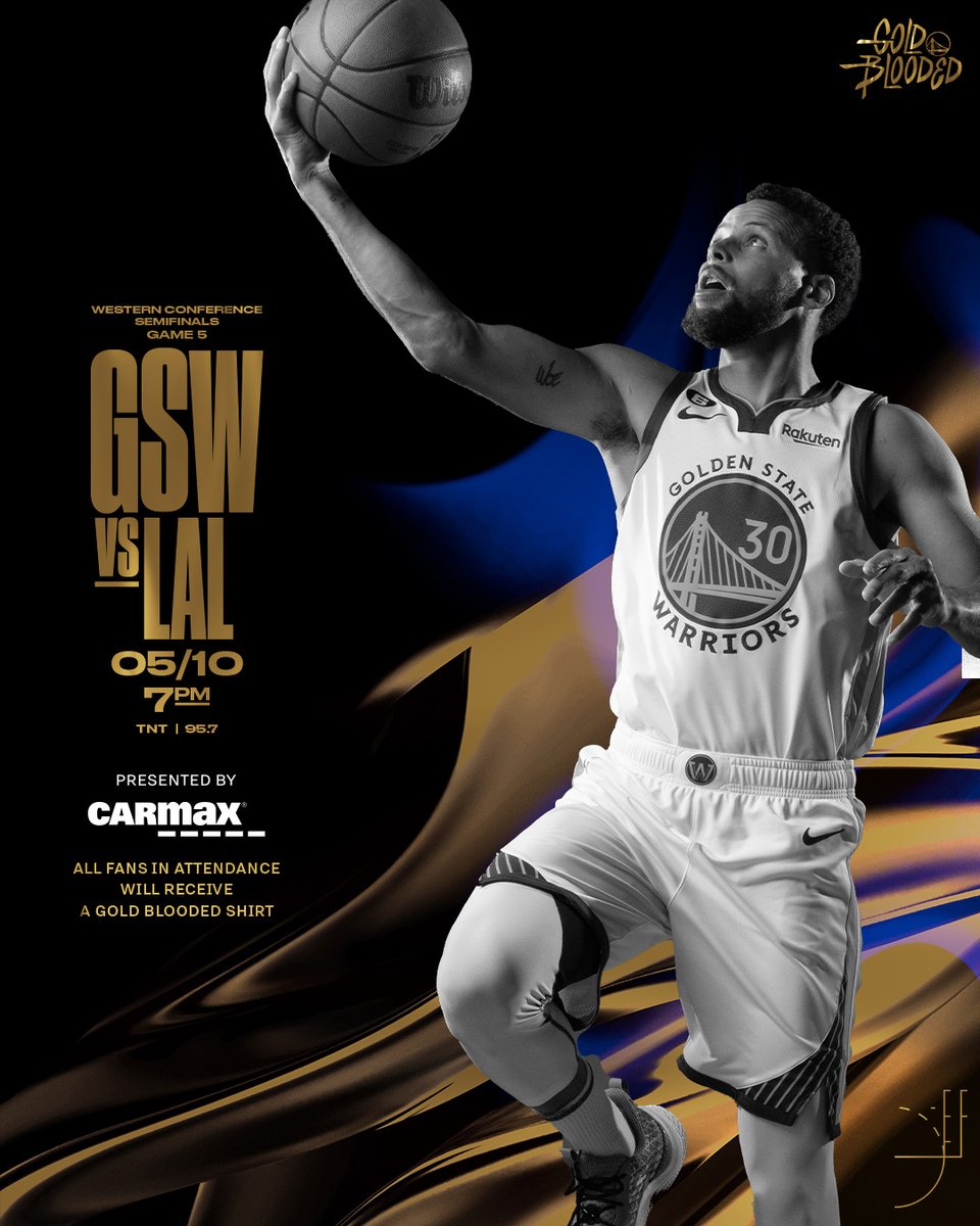 Golden State Warriors on Twitter: "Back on Warriors Ground for Game 5 🏀 GSW vs. LAL 🕖 7:00 pm PT ...