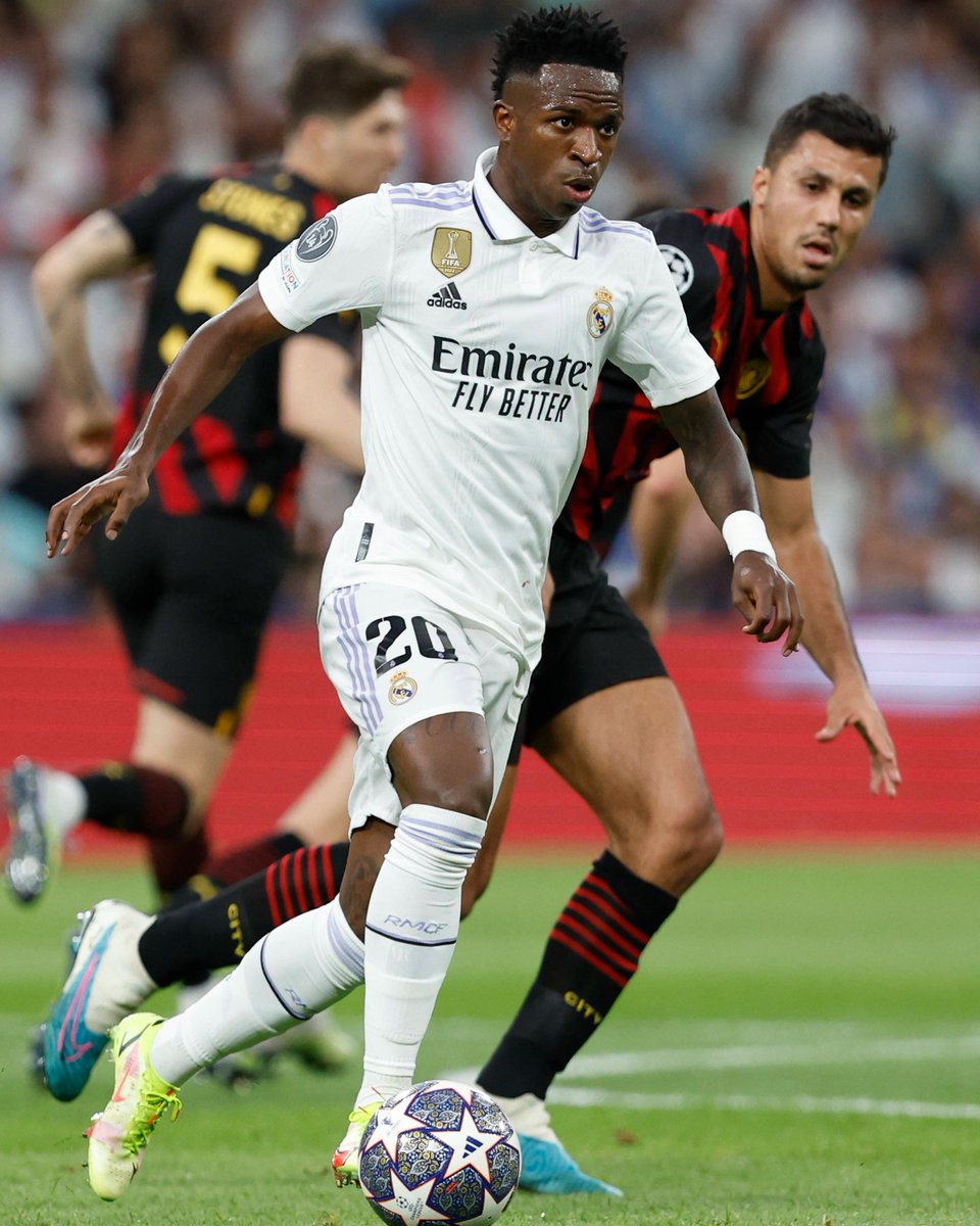 Statman Dave on Twitter: "Vini Jr.’s first half by numbers vs. Man City: 20 touches 4 ground ...