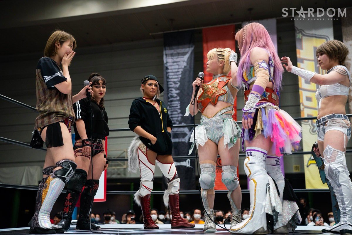 We Are Stardom on Twitter: "Giulia, Mai Sakurai & Thekla will challenge Natsupoi, Saori Anou ...