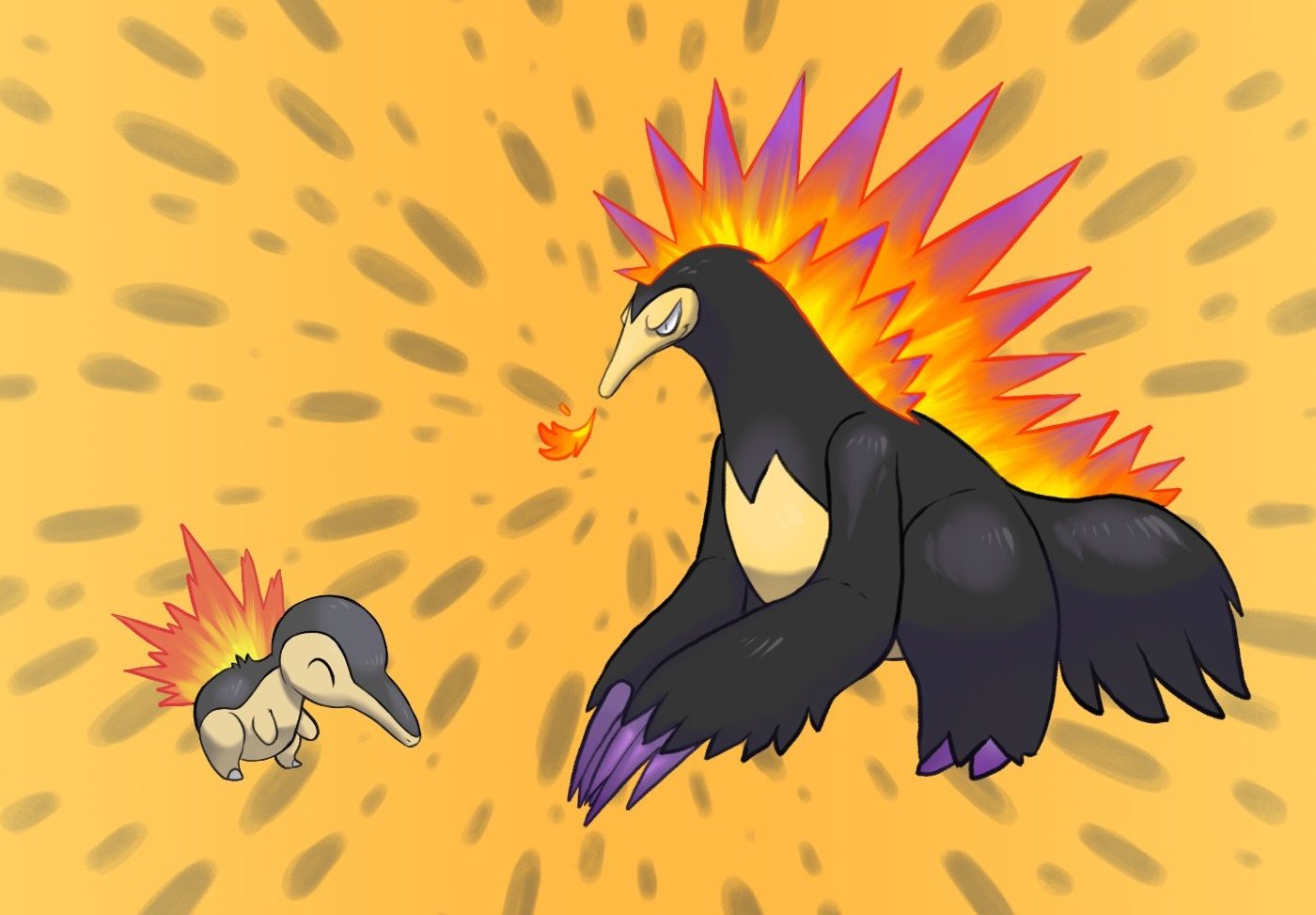 Cyndaquil Evolution Wallpaper