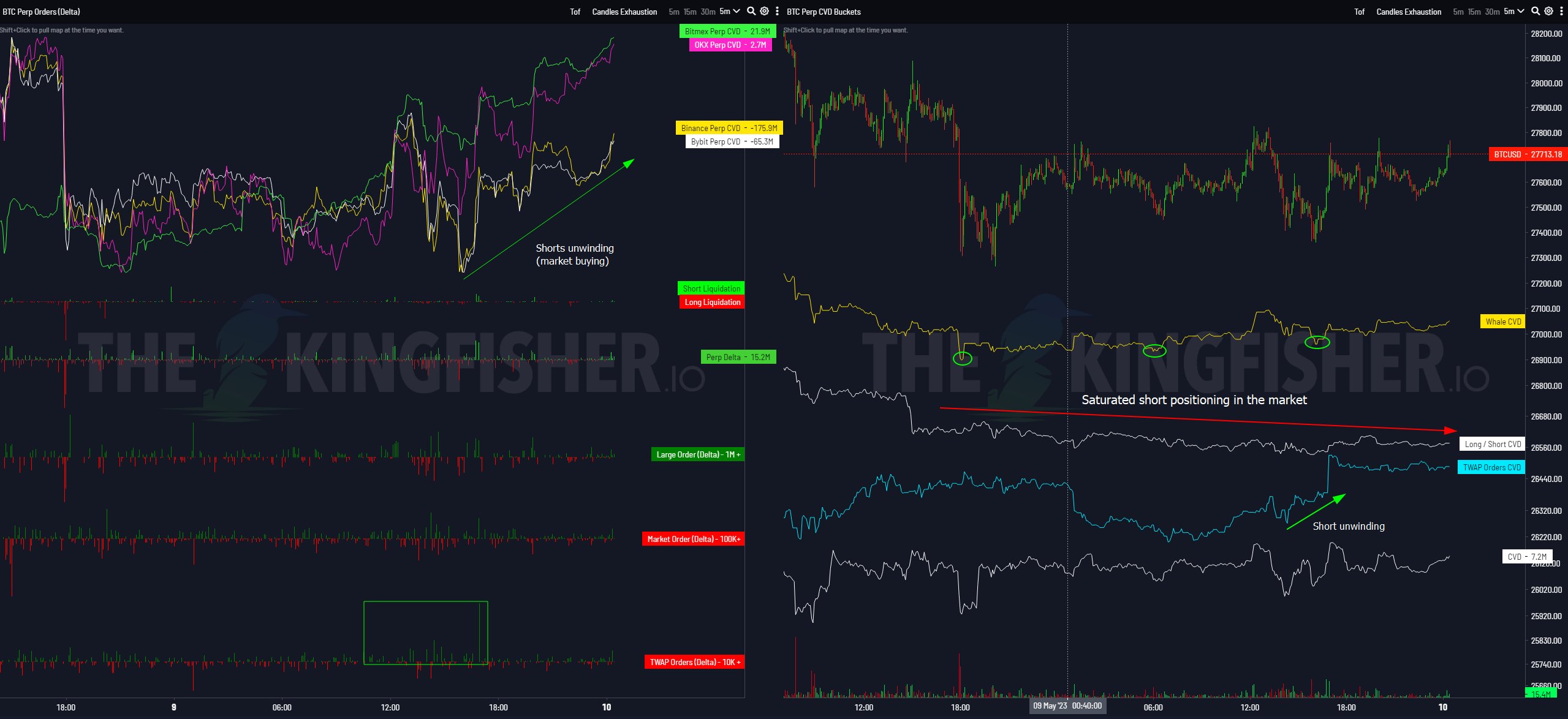 Skew Δ on Twitter: "$BTC Signs are showing that the perp market is overly saturated with shorts ...
