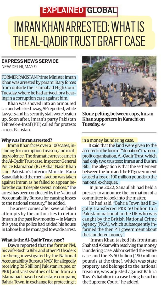 Ravikant Yadav on Twitter: "'Imran Khan Arrested: What is the Al-Qadir Trust Graft case ...