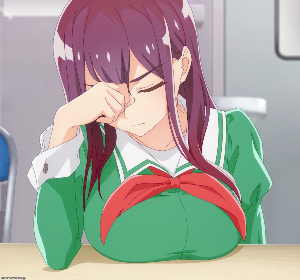 Joe Morris on Twitter: "Mitsuki Rests on Table. Mitsuki Shows Frustration. watayuri 3"