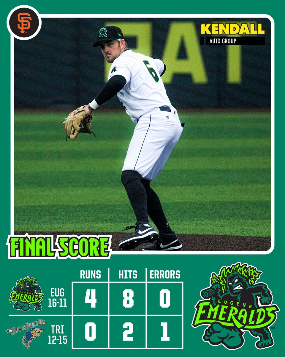 Eugene Emeralds On Twitter Now That S A Shutout Win ёяшотанёяти Eric Silva