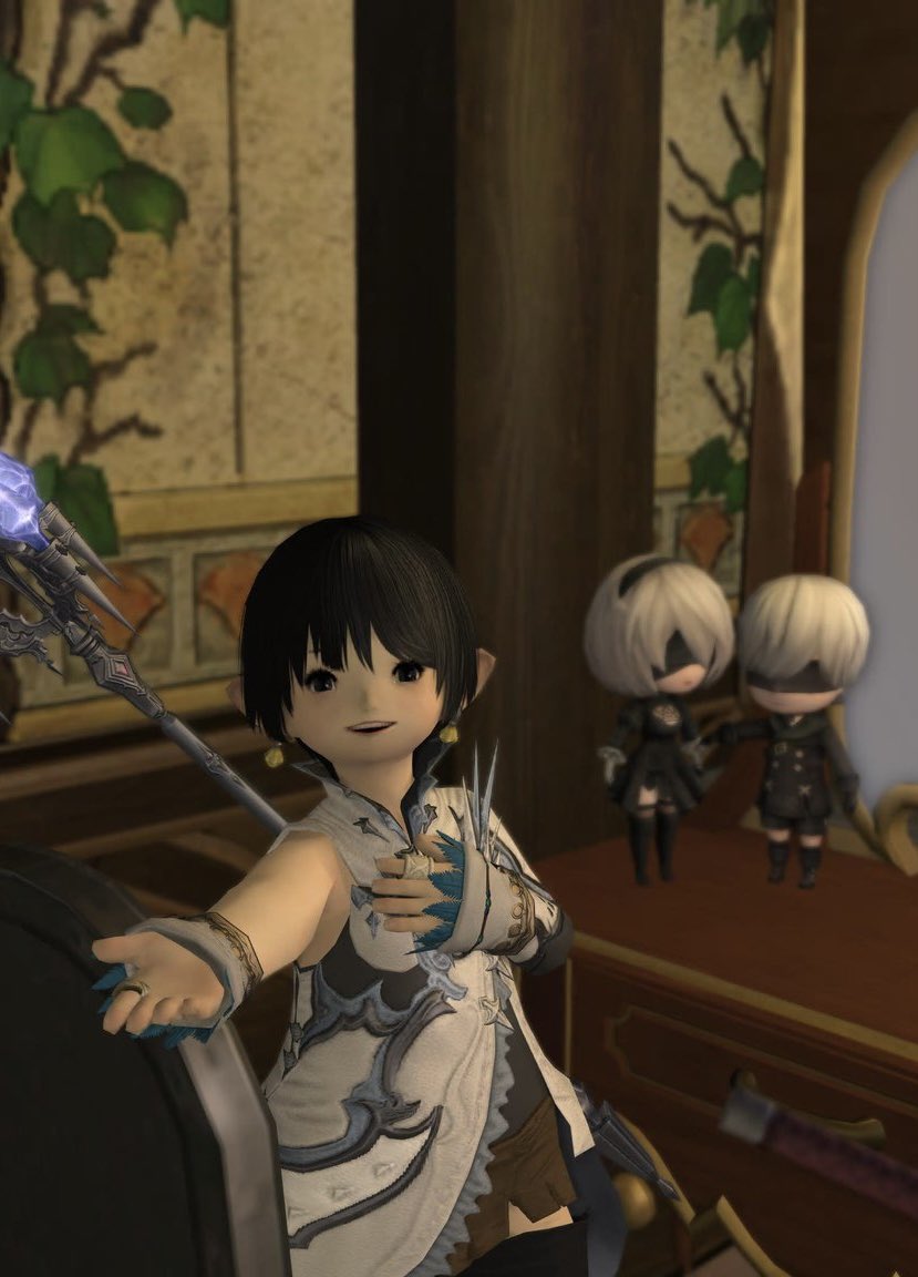 ユフィ・テレワーク【FF14】 on Twitter: "こんにちは〜 FF14ニーア・コラボ最高ですね🐼 #PS5Share, #ファイナルファンタジーXIV #FF14 #ララフェル ...