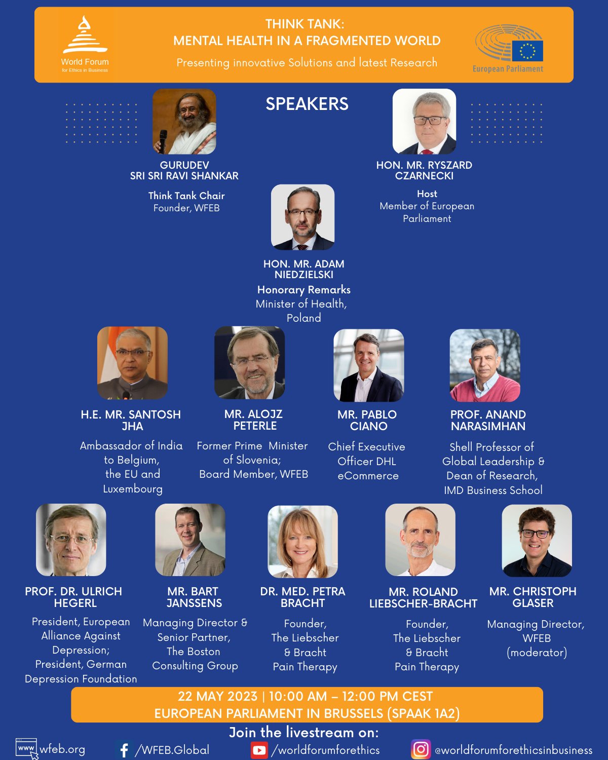 WFEB on Twitter: "‼️The last few days to register! We are thrilled to share the distinguished ...