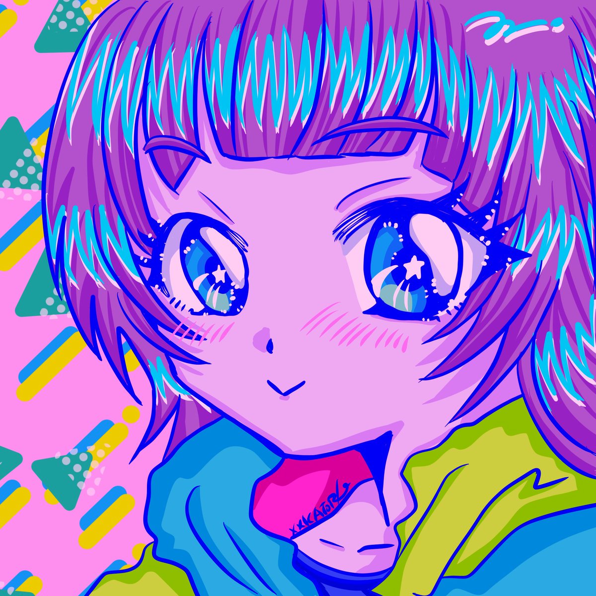 にじげん（就労継続支援B型事業所） on Twitter: "にじげん加古川です🌈 今回はイラスト販売中の利用者さんをご紹介します！ こちらの利用者さんは、レトロポップ調の素敵な作品を制作され ...