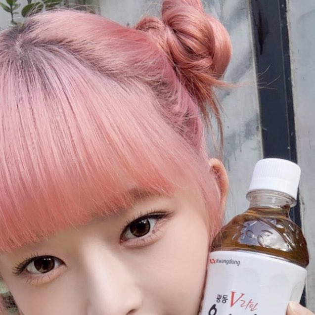 rei pics on Twitter: "Rei and her two pink buns 🥹"