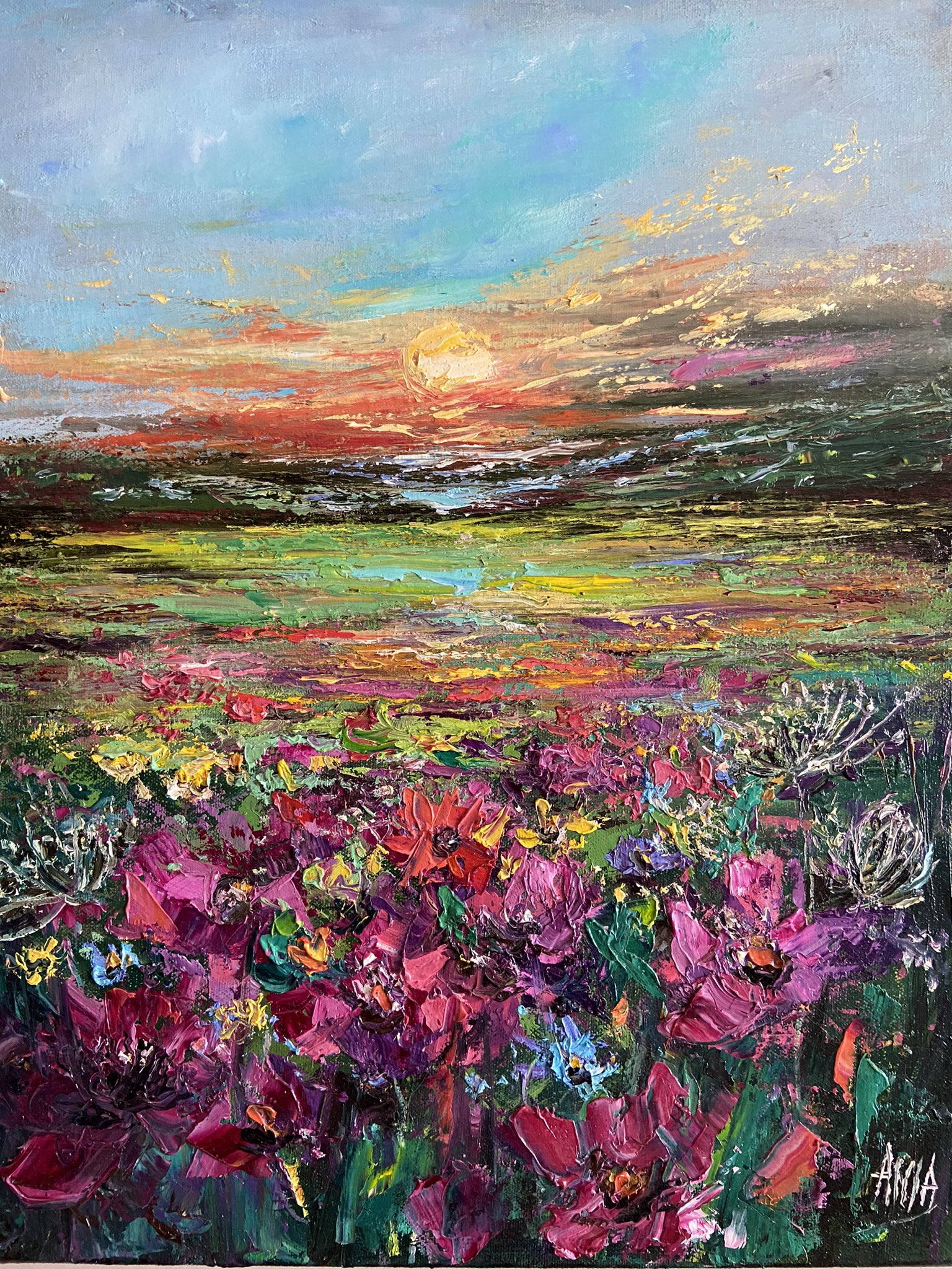 Unique Paintings Of Flowers