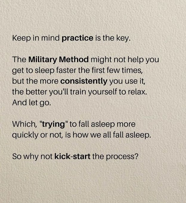 6 Steps to Fall Asleep in 2 Minutes | Thread - Thread from Mindset ...
