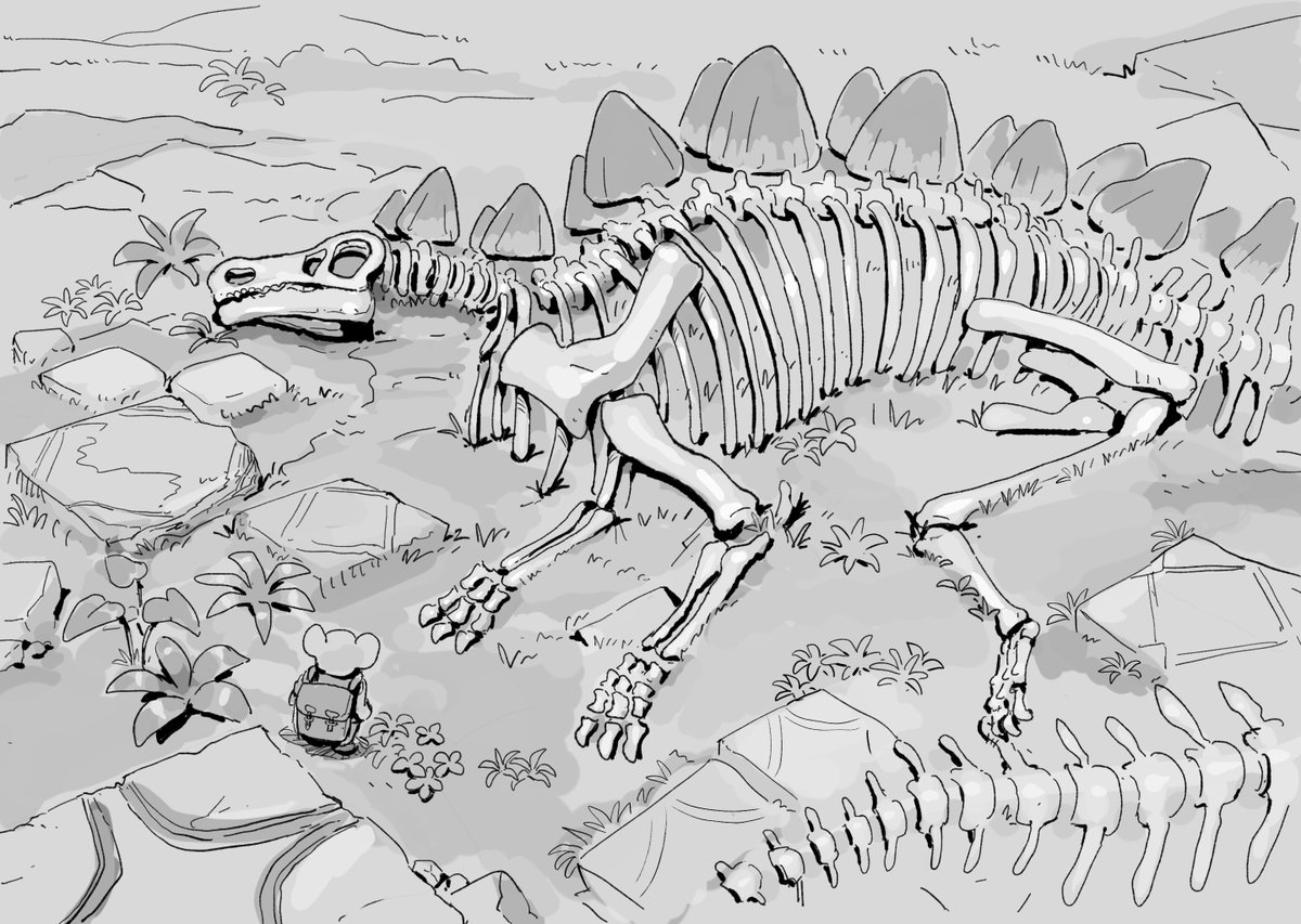 「Dinosaur bones」Ryo Yambe 山家 遼の漫画