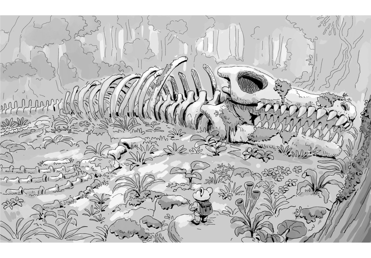 「Dinosaur bones」Ryo Yambe 山家 遼の漫画