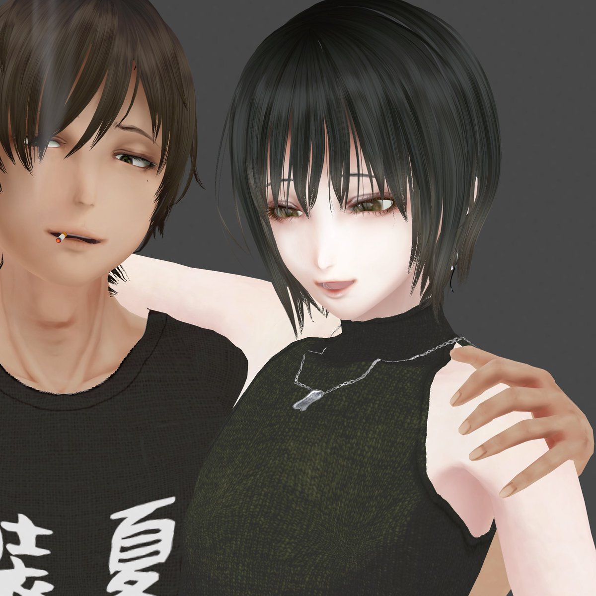 しらとりこはね@VRoid on Twitter: "RT @wcfos: 商品写真に映り込んでる夏用ヤカツモデルもそろそろ出せそうですよ。爪周りがね…大変でしたよ… #VRoid"