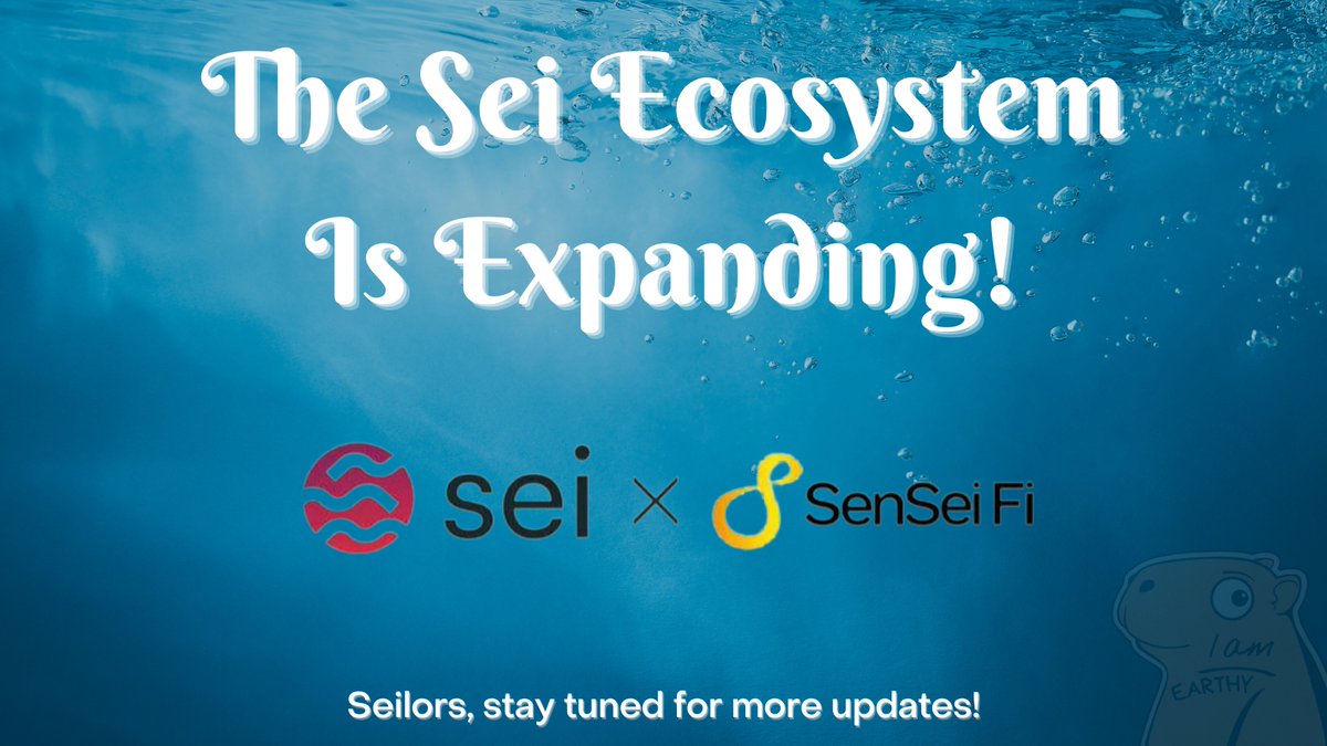 Earthy Natthanan 🌊📘 on Twitter: "The @Sei Ecosystem Is Expanding! X @SenSei_DeFi, Leading ...