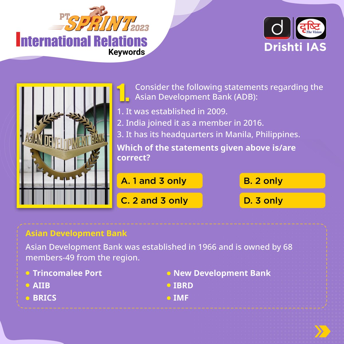 Drishti IAS English on Twitter: "Let's learn at a sprinting speed through the unique ...