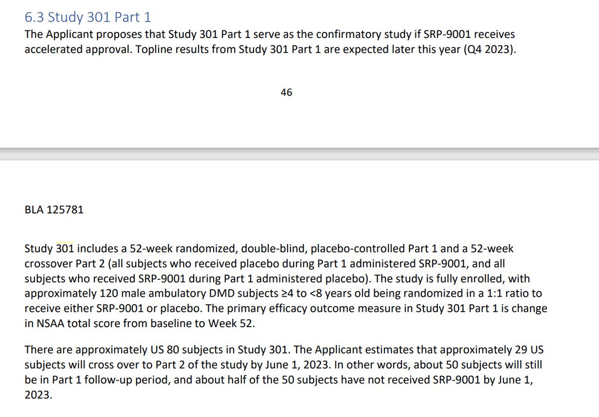 Sports_Bios on Twitter: "$SRPT FDA briefing book content has little surprises "to me" - just ...