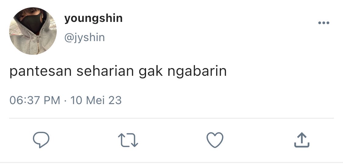 arn’t on Twitter: "😔"