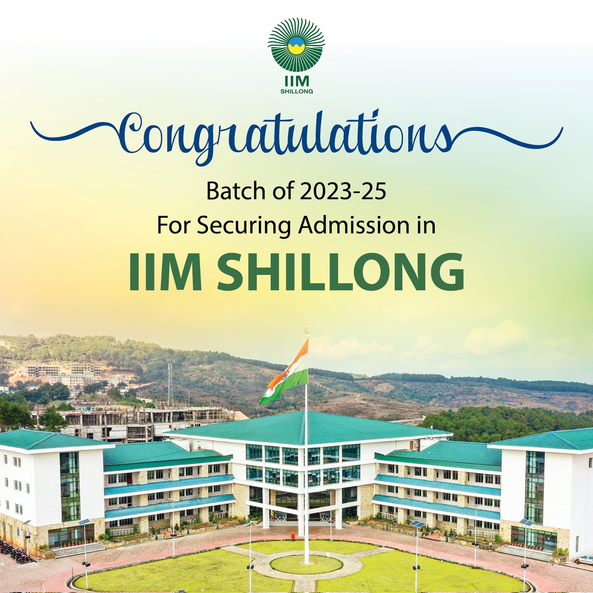 IIM Shillong on Twitter: "Congratulations on your admission to IIM ...