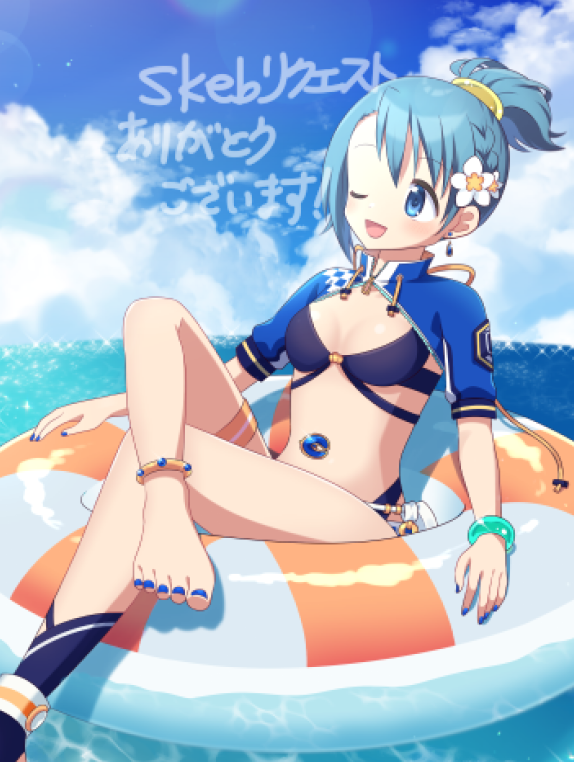 Sakana on Twitter: "RT @MOMOmop_6927: skebで波乗りさやかちゃんを納品いたしました！リクエストありがとうございました～！"