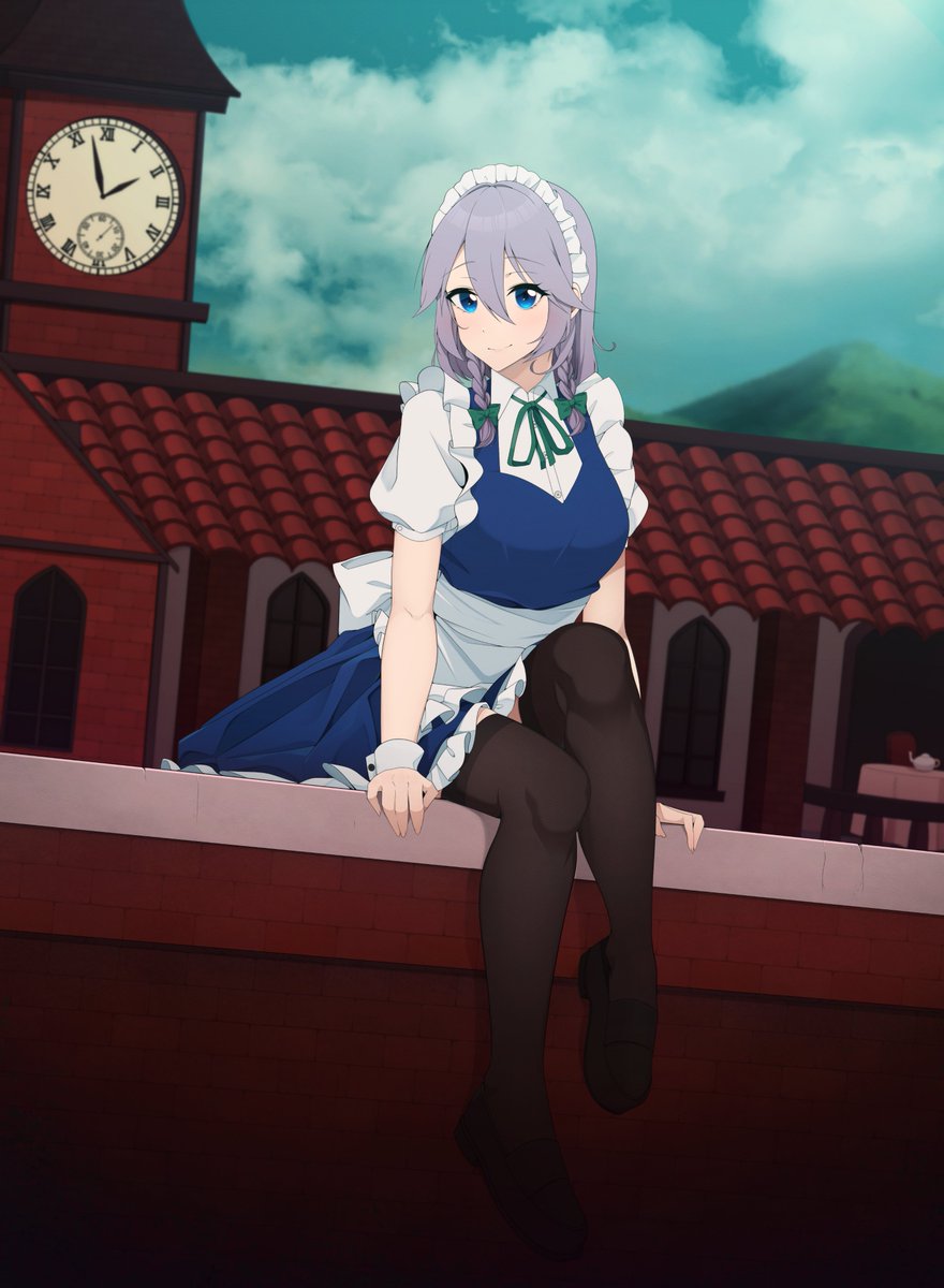 Komatsu Beta on Twitter: "RT @UlquiorraMisaki: Sakuya best maid #メイドの日 #十六夜咲夜 #東方Project"