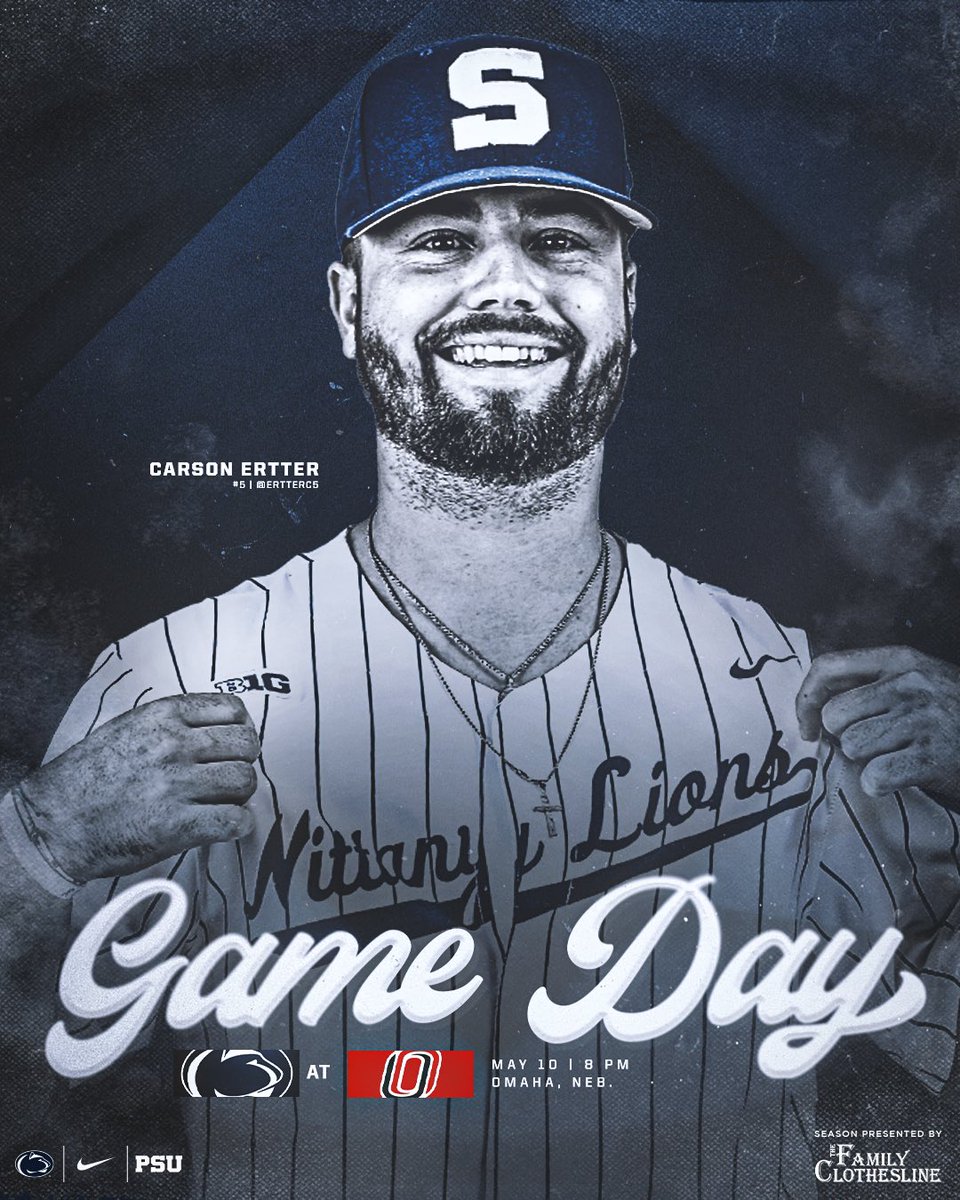 Penn State Baseball on Twitter: "Midweek matchup against Omaha! First pitch at 8 pm ET! 📺 http ...