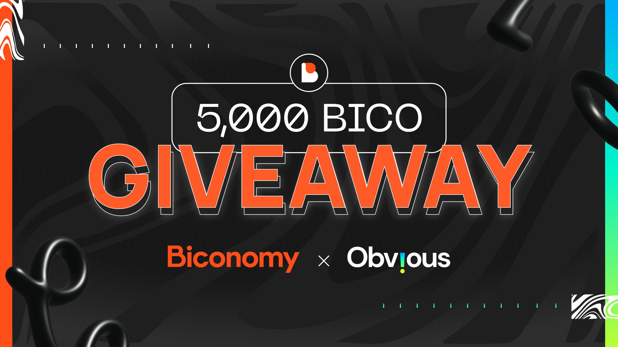 Biconomy on Twitter: "We teamed up with @itsobvioustech for this huge $BICO giveaway for a very ...