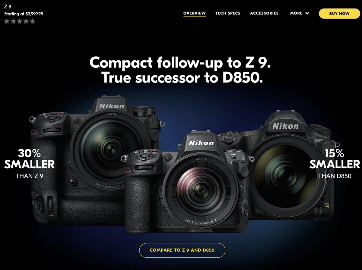 ハチ光 on Twitter: "Nikon Z 8は単体で見たら、いいカメラだと思うよ。「ミニZ 9が欲しい」「Z 8が出たら買う！」という層までいて、しっかり期待に応えてくれているし ...