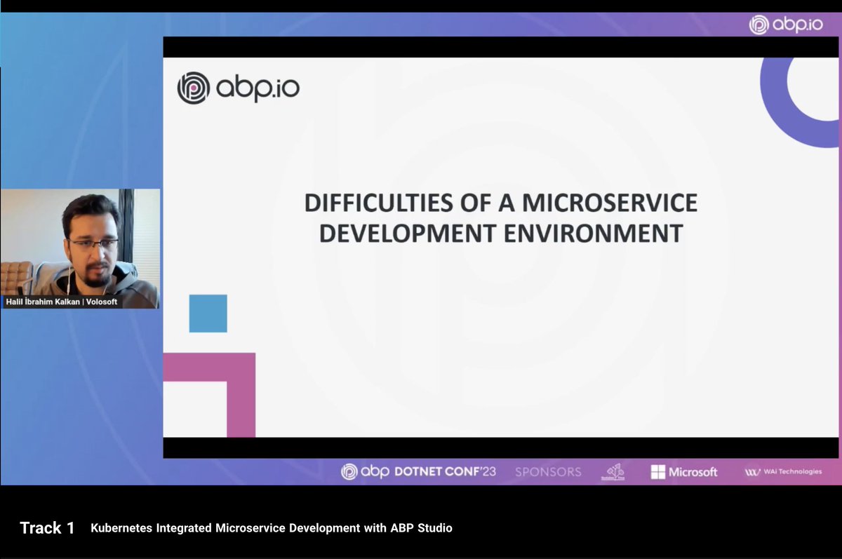 ABP.IO on Twitter: "#ABPConf23 is still LIVE Now! Don't miss this session with @hibrahimkalkan ...