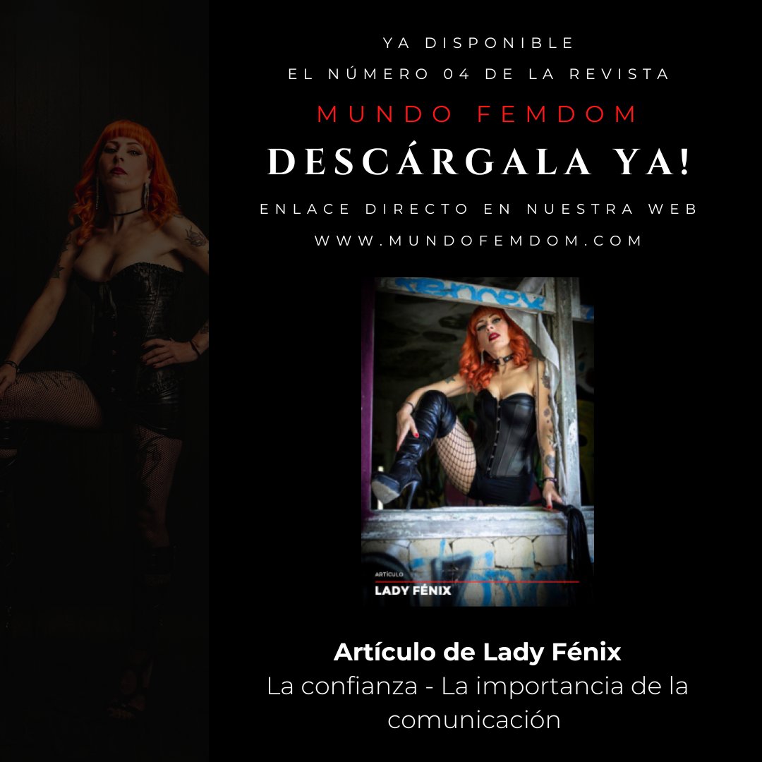 Domina Ishtar on Twitter: "REVISTA MUNDO FEMDOM NÚM 04 Lady Fénix https://t.co/1Efxc8zfqS nos ...